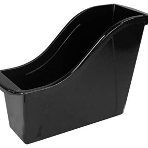 Storex Industries Book Bin, Black