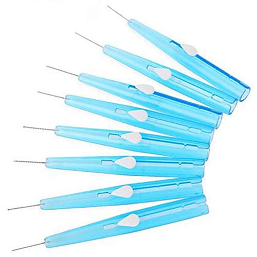 60Pcs Push-Pull Interdental Brush 0.7 MM Dental Tooth Pick Interdental Cleaners Orthodontic Wire Toothpick ToothBrush Oral Care