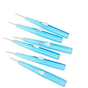 60Pcs Push-Pull Interdental Brush 0.7 MM Dental Tooth Pick Interdental Cleaners Orthodontic Wire Toothpick ToothBrush Oral Care