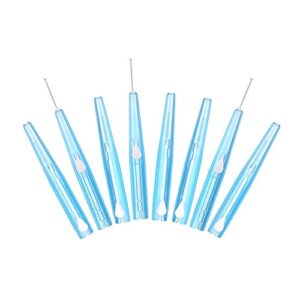 60Pcs Push-Pull Interdental Brush 0.7 MM Dental Tooth Pick Interdental Cleaners Orthodontic Wire Toothpick ToothBrush Oral Care