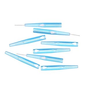 60Pcs Push-Pull Interdental Brush 0.7 MM Dental Tooth Pick Interdental Cleaners Orthodontic Wire Toothpick ToothBrush Oral Care