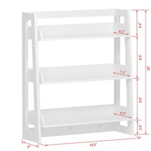 UTEX 3 Tier Bathroom Shelf Wall Mounted with Towel Hooks, Bathroom Organizer Shelf Over The Toilet (White)