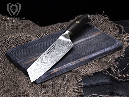 Dalstrong Santoku Knife - 7 inch - Omega Series - BD1N-V Hyper Steel Kitchen Knife - G10 Woven Fiberglass Handle - Razor Sharp Knife - Leather Sheath Included