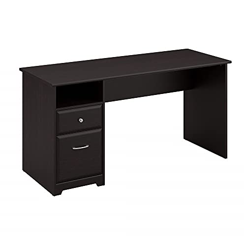 Bush Furniture Cabot 60W Computer Desk with Drawers in Espresso Oak