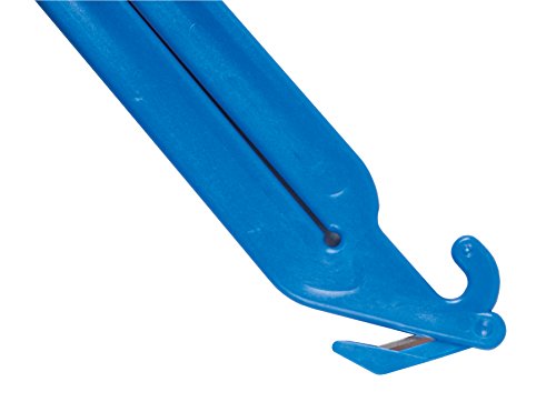 San Jamar BB100 Bag Boa Bag Cutter, Polypropylene, Blue