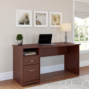 Bush Furniture Cabot 60W Computer Desk with Drawers in Harvest Cherry