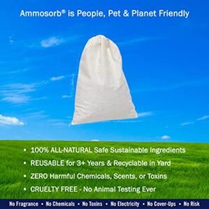 AMMOSORB Reusable Ammonia Odor Eliminator Deodorizer Pouch: Treats 150 Sq. Ft.