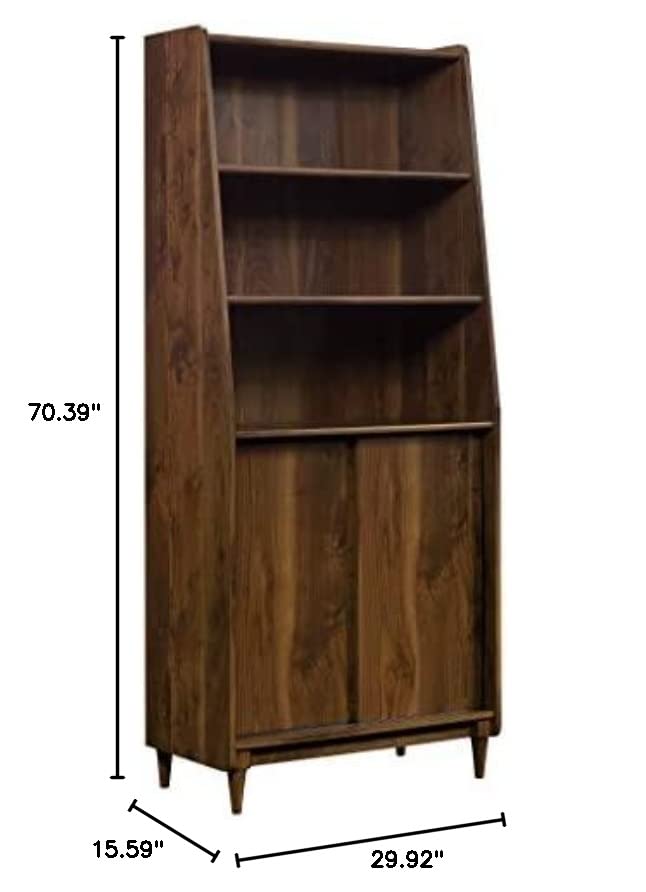 Sauder Harvey Park, 3 tier Bookcase, Grand Walnut finish