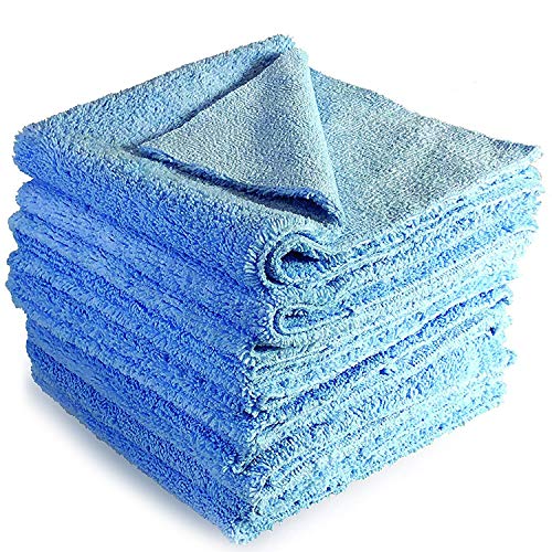 VViViD Yeti Rags Two-Sided Microfiber Chamois Towel (10 Rag Pack)