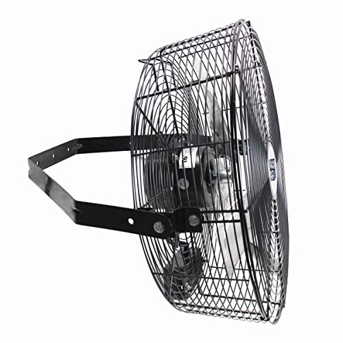 Maxx Air Wall Mount Fan, Commercial Grade for Patio, Garage, Shop, Easy Operation and Powerful CFM (18" Industrial Wall Mount)