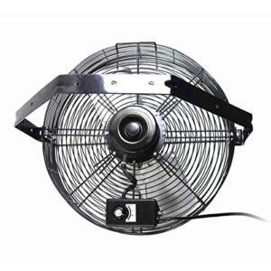 Maxx Air Wall Mount Fan, Commercial Grade for Patio, Garage, Shop, Easy Operation and Powerful CFM (18" Industrial Wall Mount)