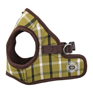 puppia life - baxter vest harness b, puppia baxter harness b, small, olive