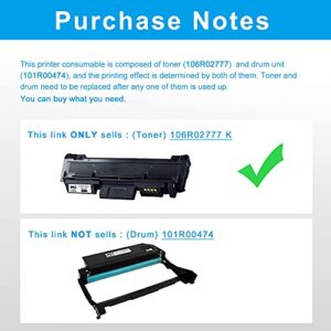 LCL Compatible Toner Cartridge Replacement for Xerox 106R02777 106R02775 Phaser 3260DNI 3260DI 3260VI WorkCentre 3215 3215NI 3225 3225DNI 3225V 3052 3260 3260VDNI 3225 3225VDNI (1-Pack Black)