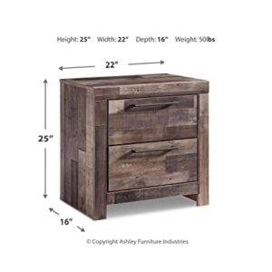 Signature Design by Ashley Derekson Nightstand, Multi Gray