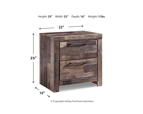 Signature Design by Ashley Derekson Nightstand, Multi Gray