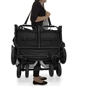 Jeep Destination Ultralight Side x Side Double Stroller, Midnight