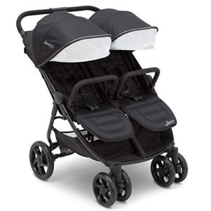 jeep destination ultralight side x side double stroller, midnight