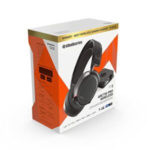 SteelSeries Arctis Pro Wireless - Gaming Headset - Hi-Res Speaker Drivers - Dual Wireless (2.4G & Bluetooth) - Dual Battery System