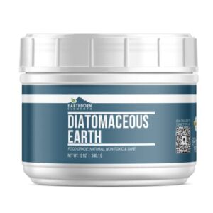 Earthborn Elements Diatomaceous Earth (12 oz), Resealable Bucket, Pure Freshwater Amorphous Silica