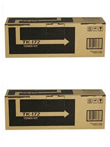 kyocera tk-172 (tk172) black toner cartridge 2-pack for fs-1320d, fs-1370dn, p2135