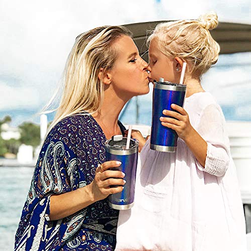 Tervis Triple Walled Guy Harvey Insulated Tumbler Cup Keeps Drinks Cold & Hot, 20oz - Stainless Steel, Neon Turtle