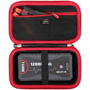 aproca hard storage travel case, for nexpow q10s car jump starter 1500a peak 12800mah battery starter