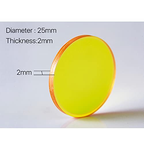 Cloudray Laser Beam Combiner Lens Diameter 25mm for CO2 Laser Engraving Cutting Machine to Adjust Light Path and Make Laser Visible