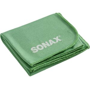 Sonax Glass Finishing Cloth (3 Pieces) - Streak- Cleanliness for Glass and Plastic Surfaces. Very Absorbent, Lint-, Extra Large 50cm X 60cm | Item No. 04509410