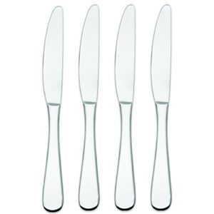 hampton signature melody dinner knives, silver