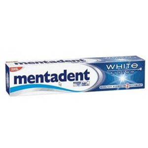 Mentadent"White System" Toothpaste 2.53 Fluid Ounce (75ml), Pack of 3