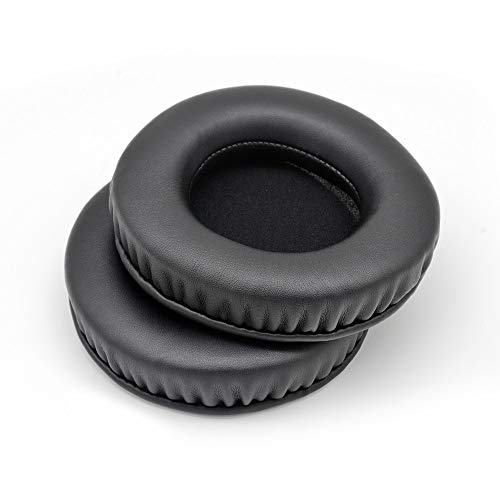 1 Pair Earpads Replacement Foam Ear Pads Pilow Cushions Cover Cups Earmuff Compatible with Onkyo Es-FC300 Headset Headphones (Black)