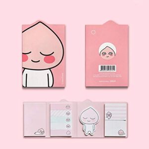 kakao friends 4 sticky memo pad - apeach sticky memo pad