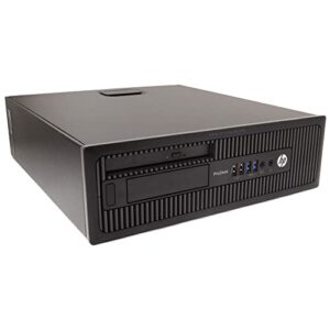 HP ProDesk 600 G1 SFF Slim Business Desktop Computer, Intel i5-4570 up to 3.60 GHz, DVD, USB 3.0, Windows 10 Pro 64 Bit (Renewed) (8GB RAM | 500GB HDD) (Renewed)