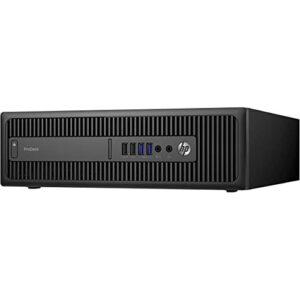 HP ProDesk 600 G1 SFF Slim Business Desktop Computer, Intel i5-4570 up to 3.60 GHz, DVD, USB 3.0, Windows 10 Pro 64 Bit (Renewed) (8GB RAM | 500GB HDD) (Renewed)