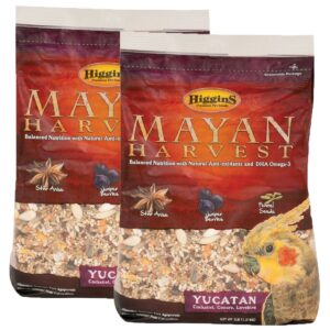 higgins mayan harvest yucatan food mix for cockatiels, lovebirds & conures, 6 lbs.