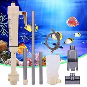 Aquarium Gravel Cleaner, Battery Powered Fish Tank Washer Siphon Water Change Cleaning Tool for Aquarium Fish Tank