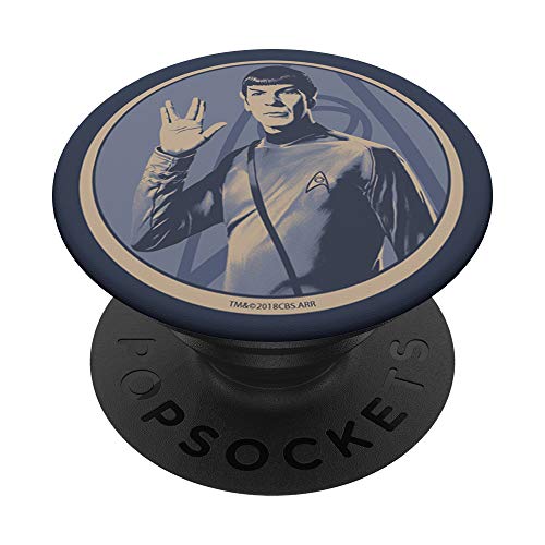 Star Trek Spock Live Long PopSockets Stand for Smartphones and Tablets PopSockets PopGrip: Swappable Grip for Phones & Tablets