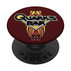 star trek quarks vintage logo popsockets stand for smartphones and tablets popsockets popgrip: swappable grip for phones & tablets