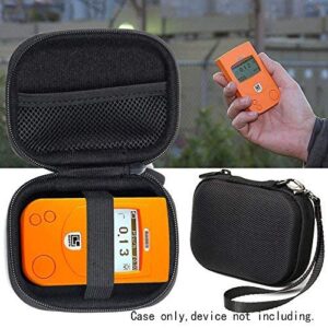 Radiation Detector Case for RADEX RD1212 Advanced, RD1212-BT Advanced Radiation Detector, RD1503+with, w/o Dosimeter, RD1706 Geiger Counter, Dosimeter w/ Bluetooth, mesh accessories pocket