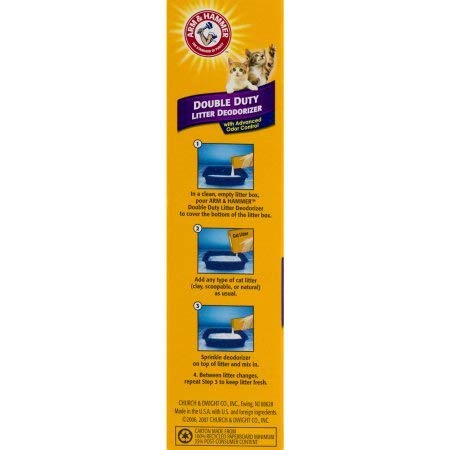 Arm & Hammer Cat Litter Deodorizer Powder, 30 Ounce (Pack of 2)