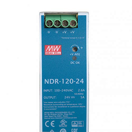 MeanWell NDR-120-24 120W 24V 5A Alimentation Din Rail DIN-RAIL