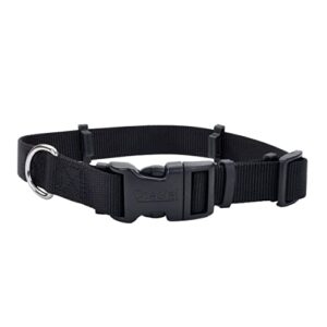 coastal - secureaway flea collar protectors, black, 1" x 18"-26"