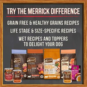 Merrick Grain Free Wet Puppy Food Puppy Plate Beef Recipe - 12.7 Ounce (Pack of 12)