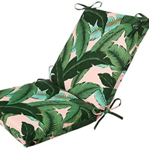 Pillow Perfect Outdoor/Indoor Swaying Palms Capri Square Corner Chair Cushion, 1 Count (Pack of 1), Green