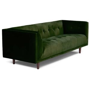 cecily sofa, emerald green velvet