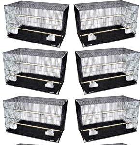 Lot of Ten Aviary Breeding Breeder Lovebird Finch Parakeet Finch Flight Cage 20"x14"x14"H