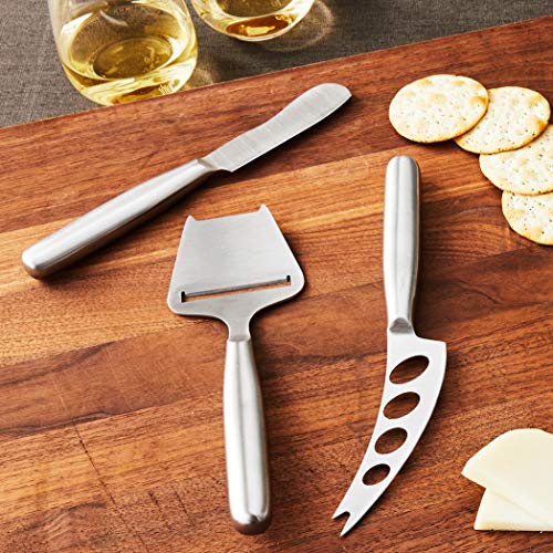 Fox Run Cheese Knife Set, 9.37 x 2.953 x 0.67 inches, Metallic,10690