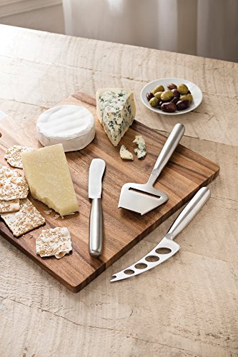 Fox Run Cheese Knife Set, 9.37 x 2.953 x 0.67 inches, Metallic,10690