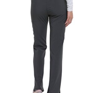 HeartSoul Women Scrubs Pant Low Rise Drawstring HS025, M, Pewter