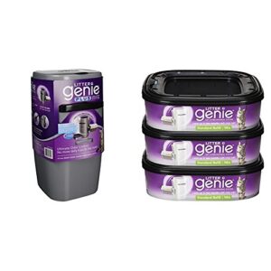 litter genie plus pail and 3 refills